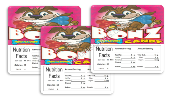 Bonz A – Vending Labels