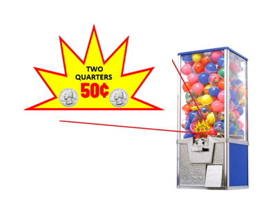 NORTHWESTERN Price Stickers VENDING MACHINE TOY STICKERS LABEL DECAL D ...