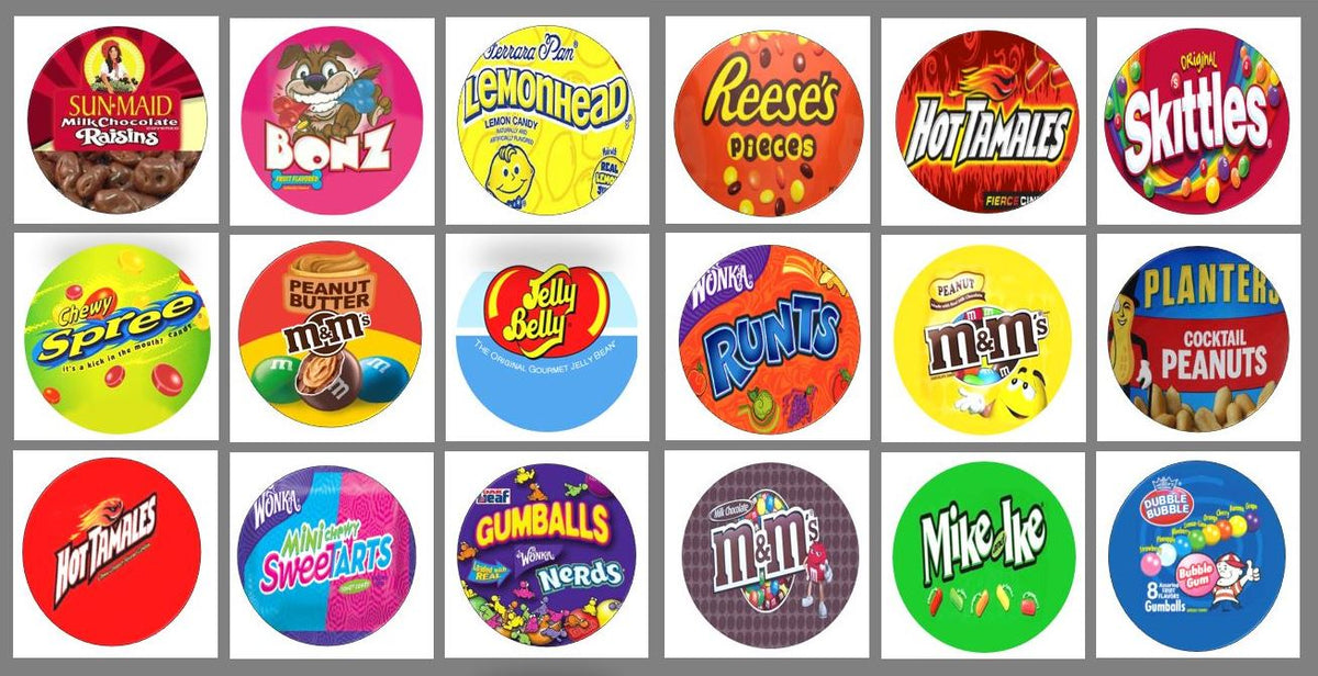 4" ROUND Sticker Decal for Vending Candy Labels Machines RND – Vending ...