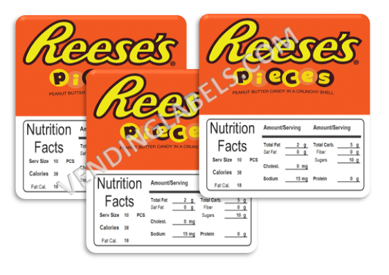 Reeses Pieces A – Vending Labels