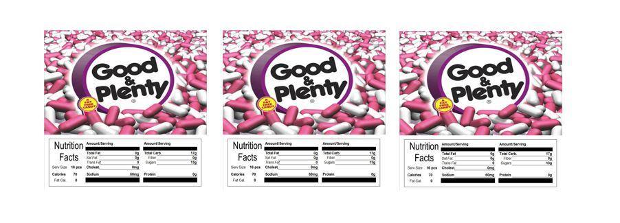 Good & Plenty A – Vending Labels